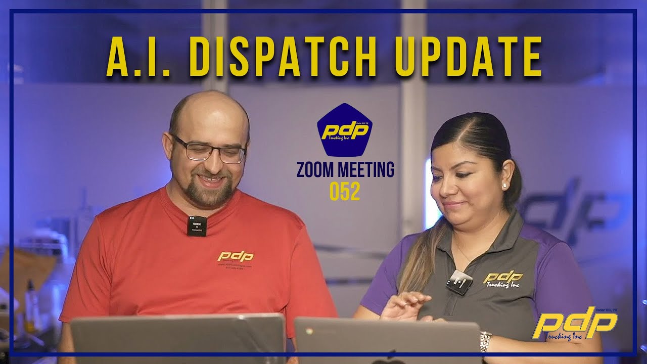 PDP Zoom Meeting 052 - A.I. Dispatch Update - YouTube