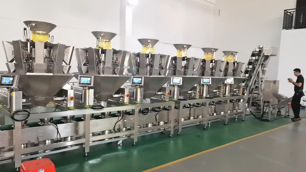 Mix Dry Fruit Packing Machine| Multihead Weigher | VFFS Bagger ...
