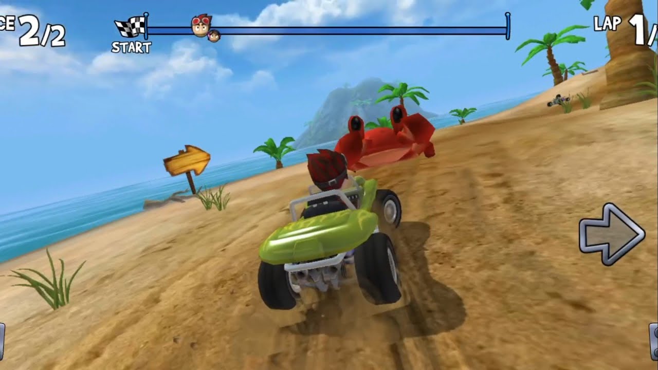 Beach Buggy Car Racing || Final Match || Laps 2 - YouTube