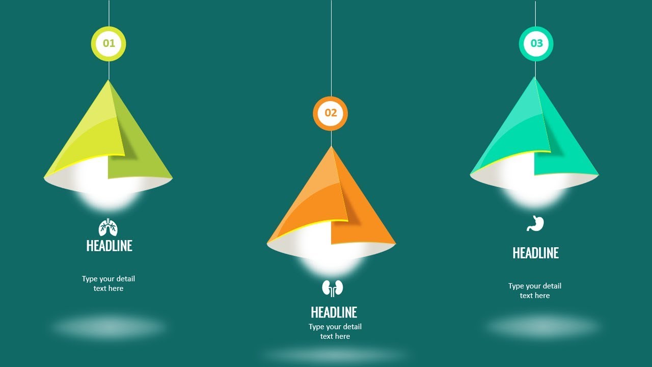 Stunning 3 Options business infographic slide in PowerPoint - YouTube