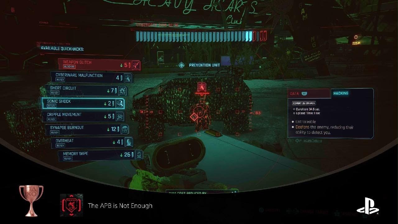 Cyberpunk 2077 The APB is Not Enough Trophy - YouTube