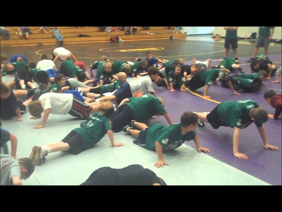 One Push-Up -- Doug Zembiec Memorial Wrestling Clinic - YouTube