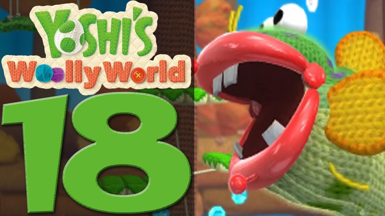 Yoshi's Woolly World [Part 18] Hungry Lunge Fish! - YouTube