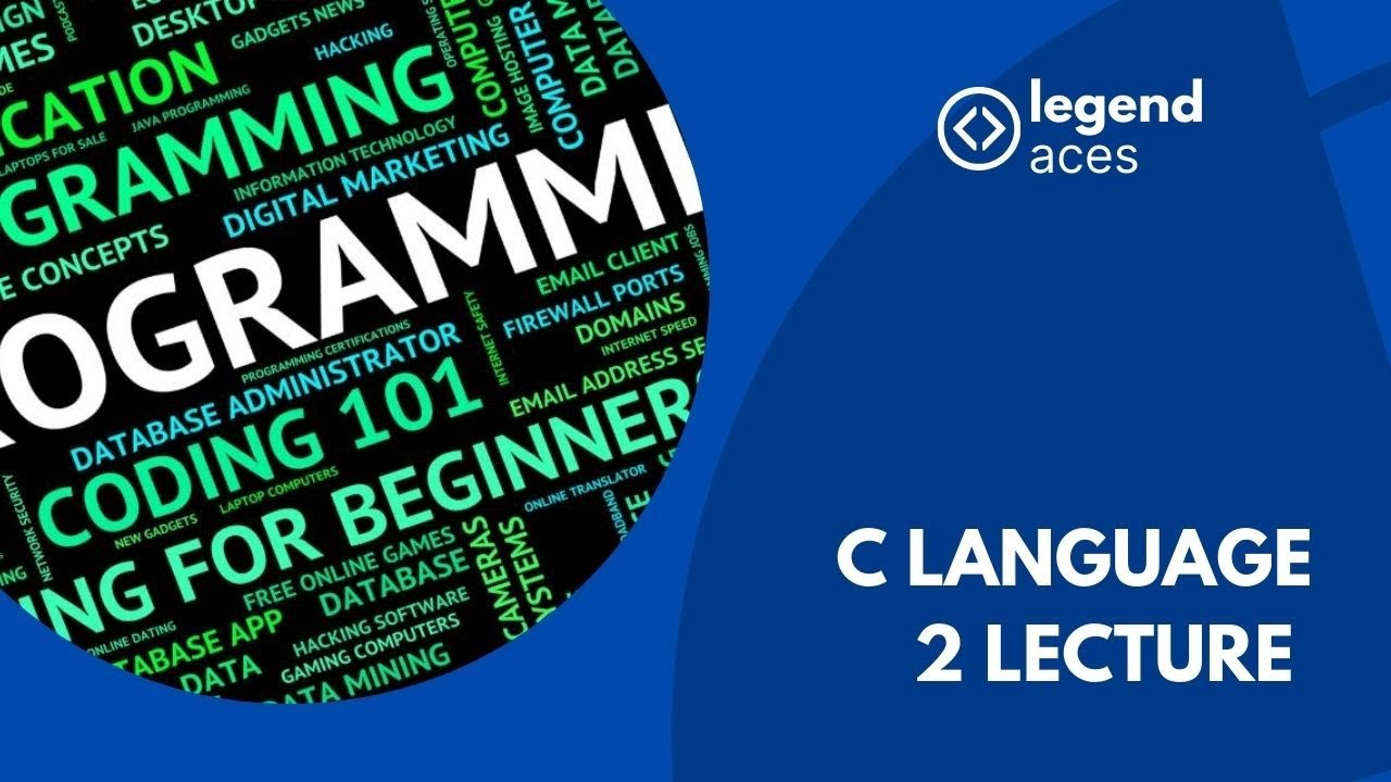 Clanguage C Programming 10 Class C Language Lecture 2 Hindi Urdu Youtube