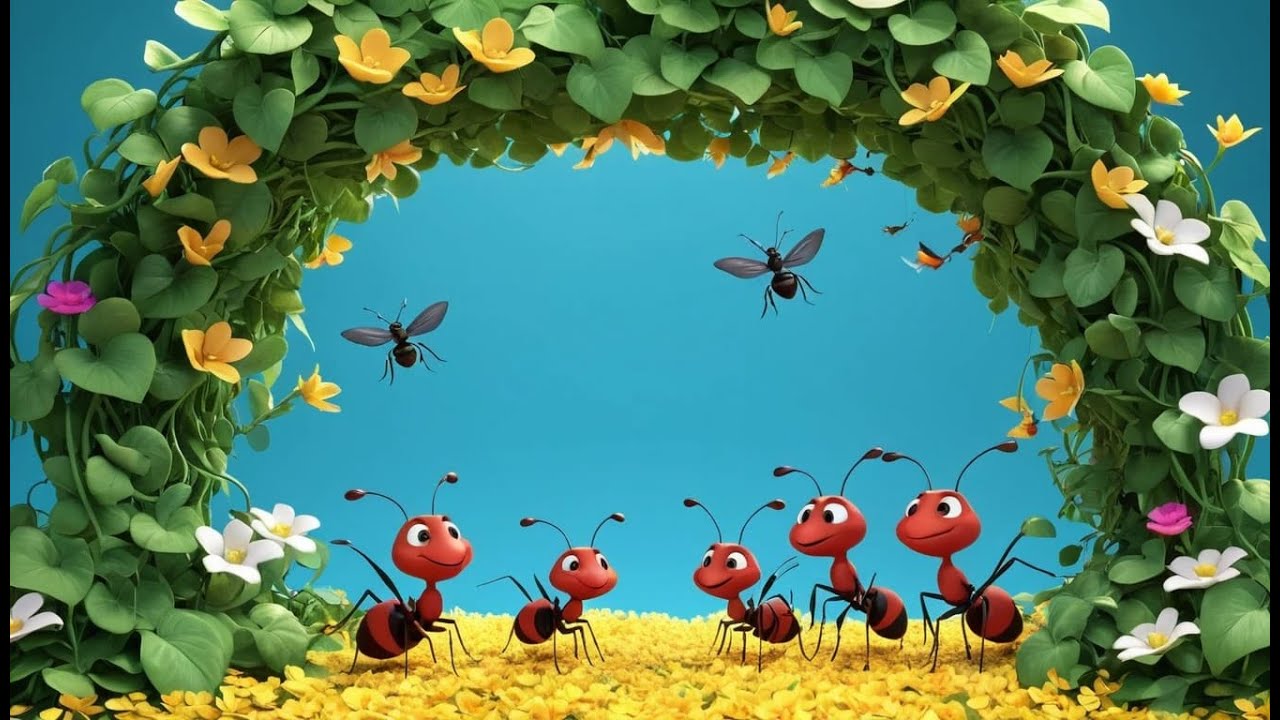 The Ants Go Marching | Fun Counting Song for Kids | Nursery Rhymes ...