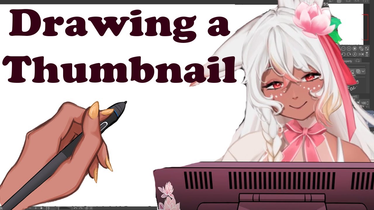 Art stream I've been sick but let's try and draw a good Thumbnail - YouTube