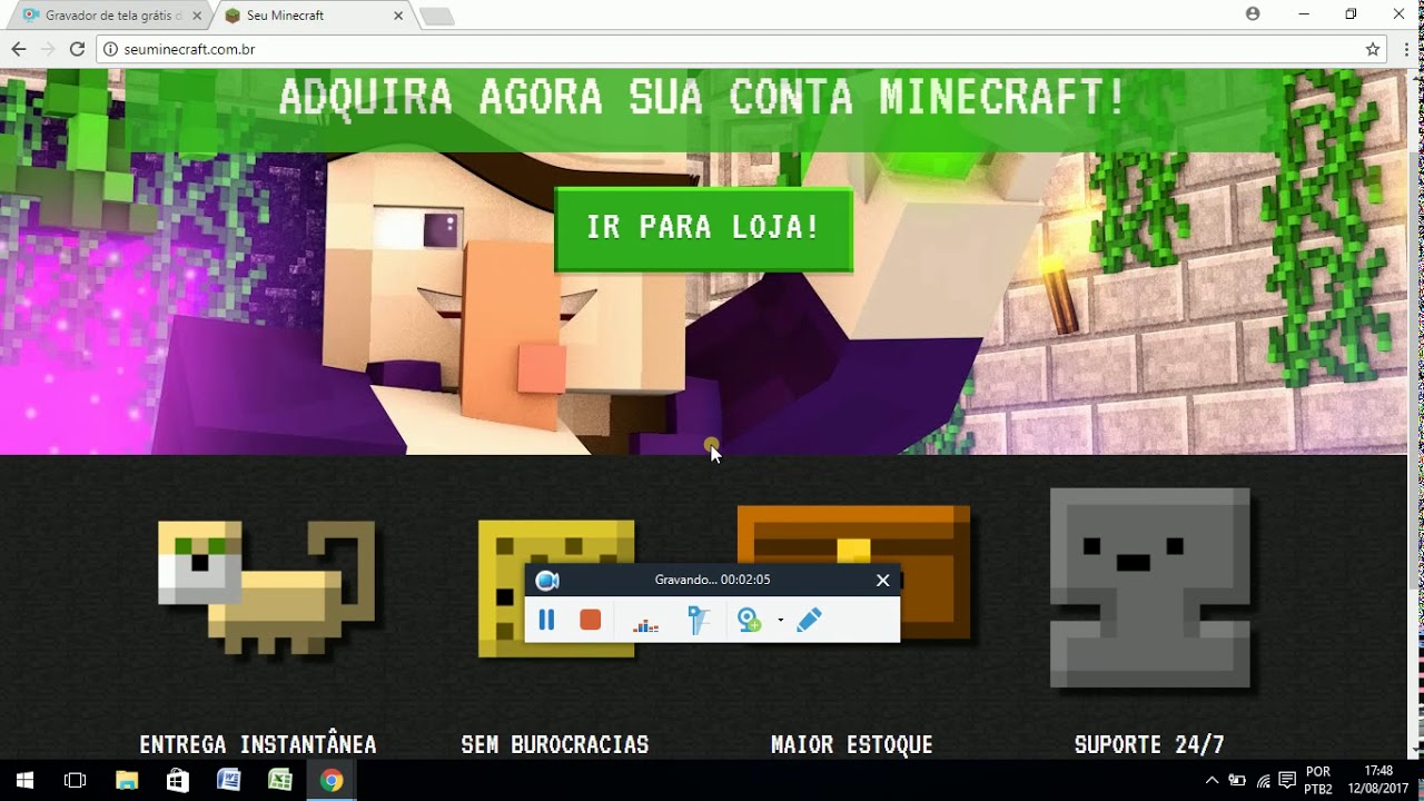 Como Comprar Minecraft Original PC e Ganhar Gratis!!! - YouTube