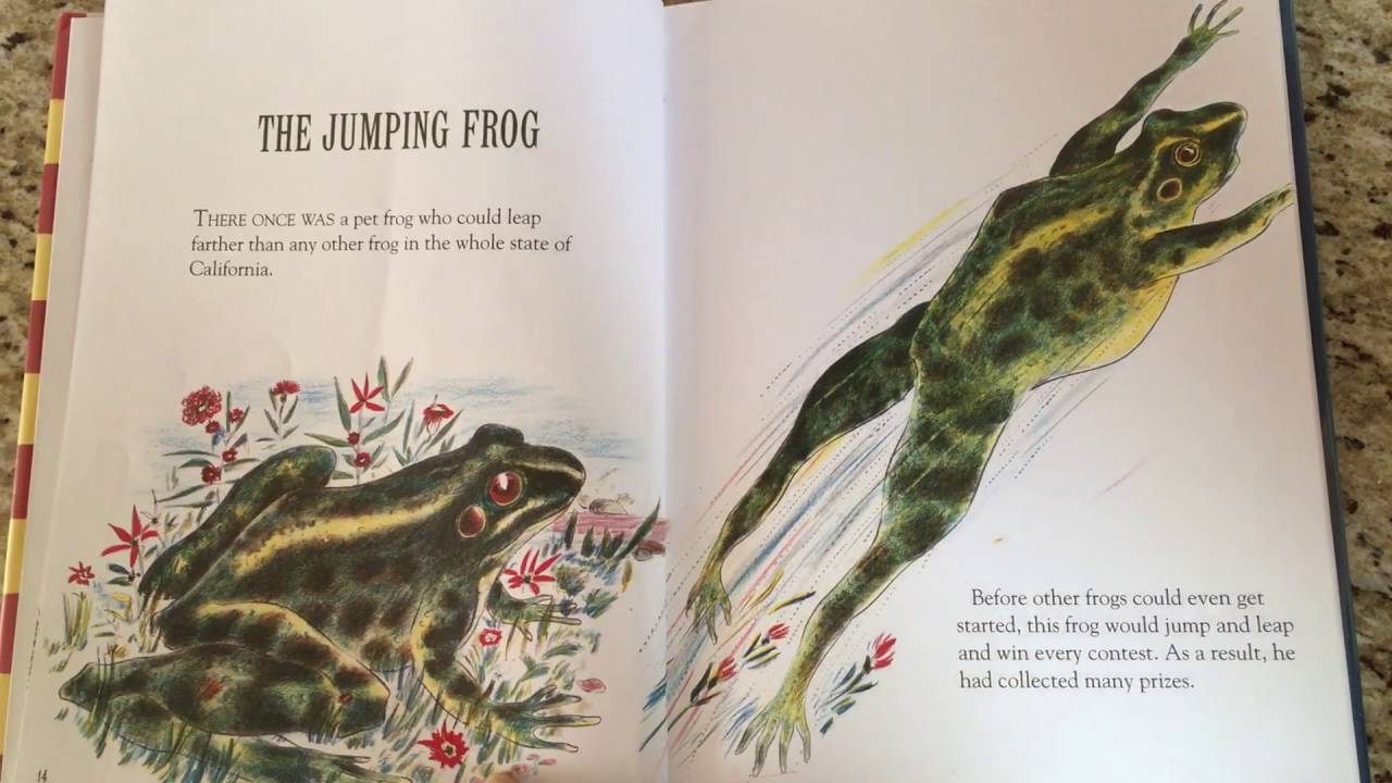 Kissy Reads The Jumping Frog - YouTube
