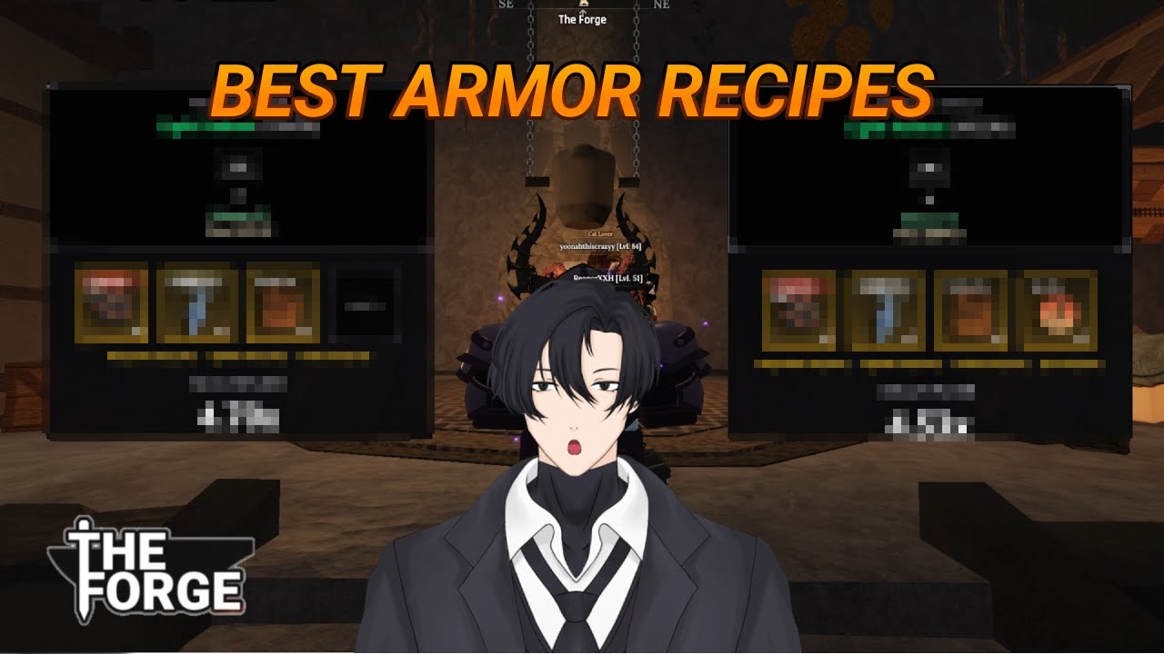 BEST METHODS TO FORGE ARMOR in The Forge - Best Armor Recipe in The ...