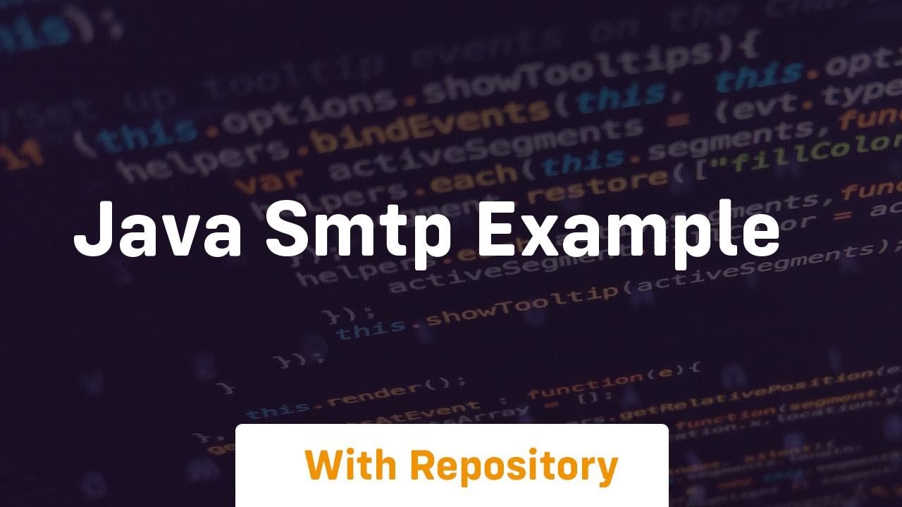 java smtp example - YouTube