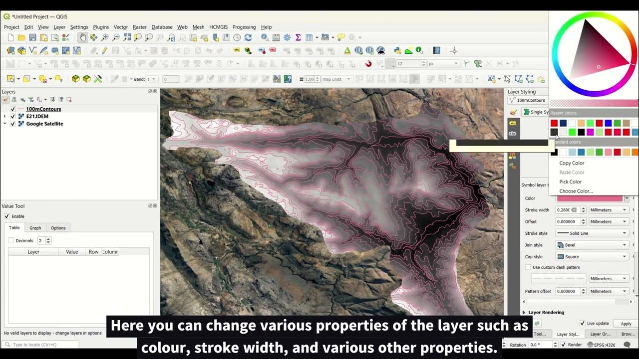 How to Extract Contours from a Raster in QGIS. - YouTube