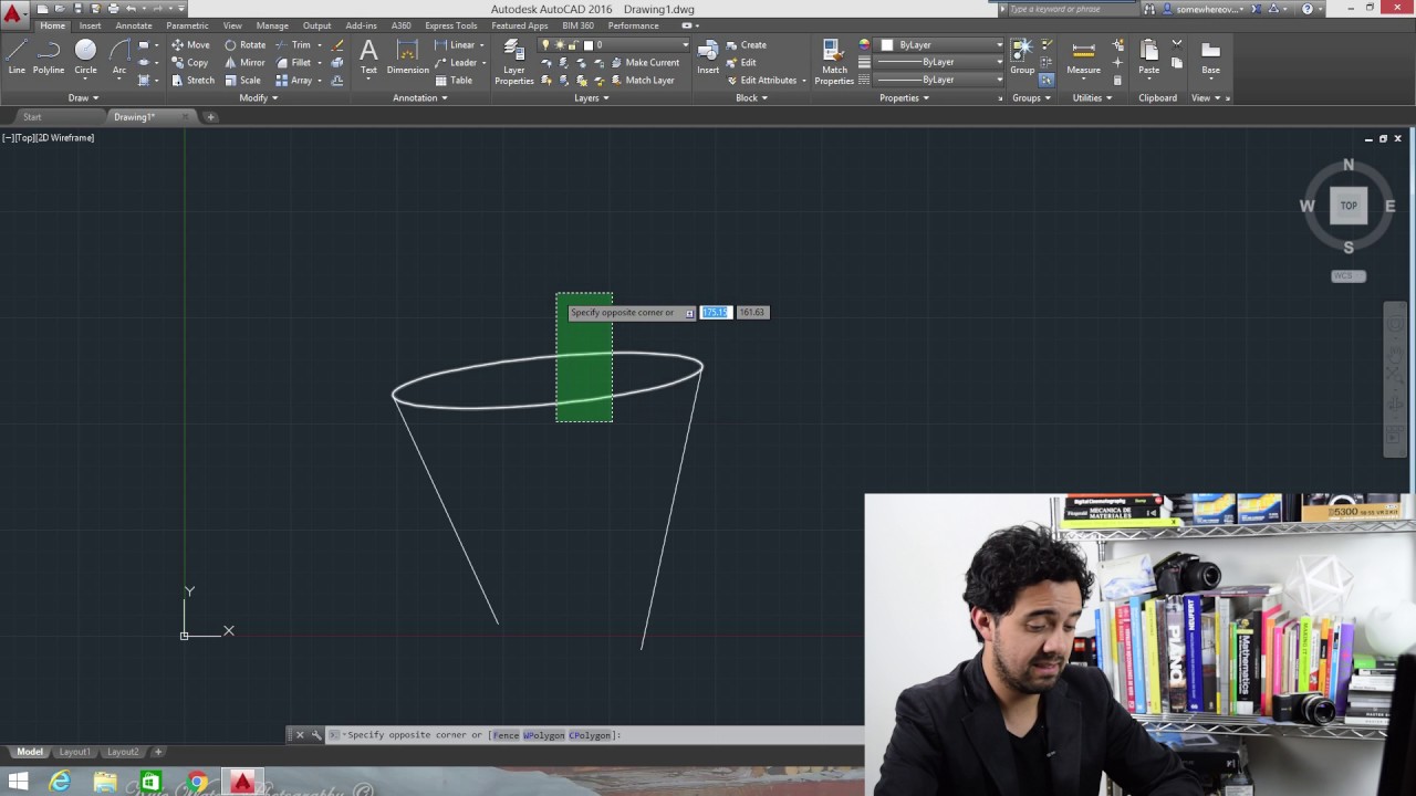 Elipse - AutoCAD 2017 - YouTube