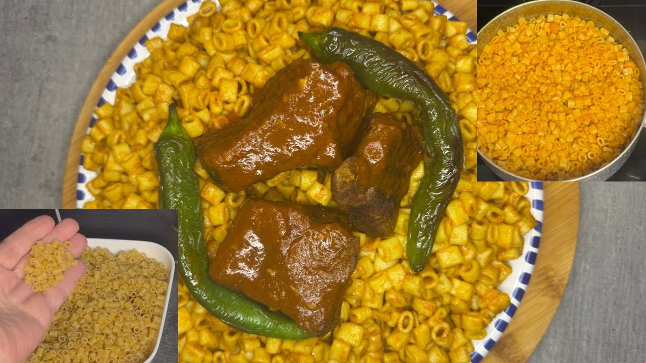 RECETTE DE PÂTES TUNISIENNE 🇹🇳MAKAROUNA BEL SALSA (vraiment délicieuses ...
