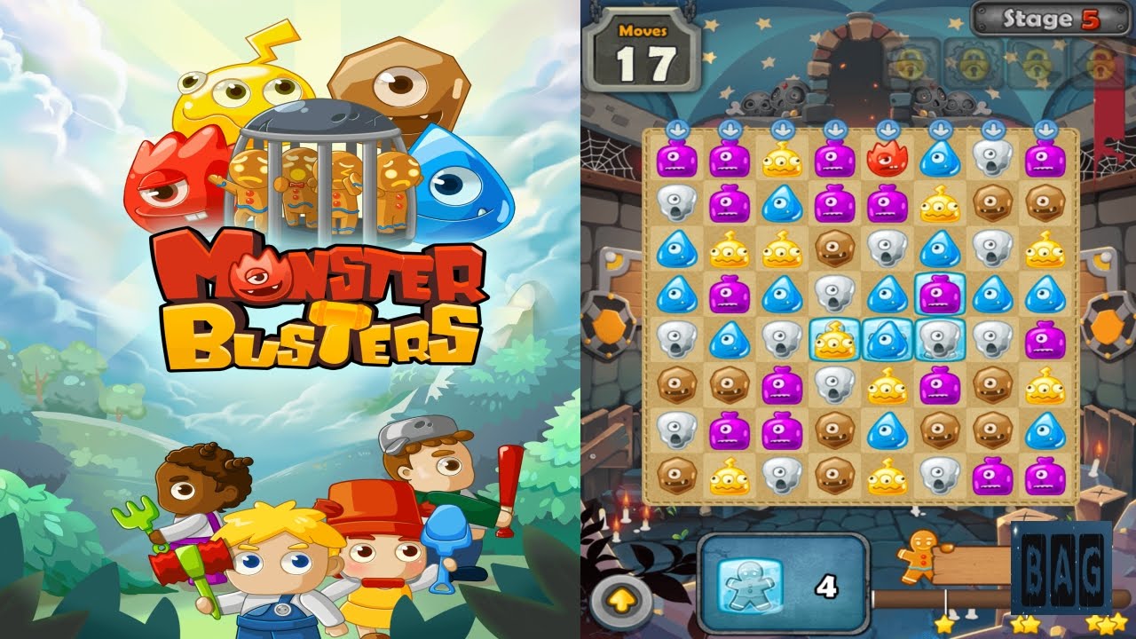 Monster Busters (HD GamePlay) - YouTube