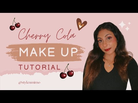 🍒EASY CHERRY COLA MAKEUP TUTORIAL | BEGINNER FRIENDLY | MUST TRY 🤎 - YouTube