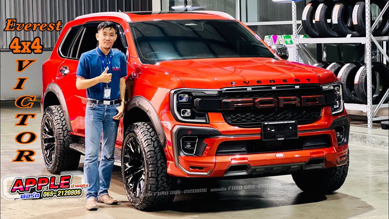 รีวิวEverest 4x4 แต่งชุดVictor สีส้มSedona Orangeเจาะลึกอ้อฟชั่นแน่นๆ ...