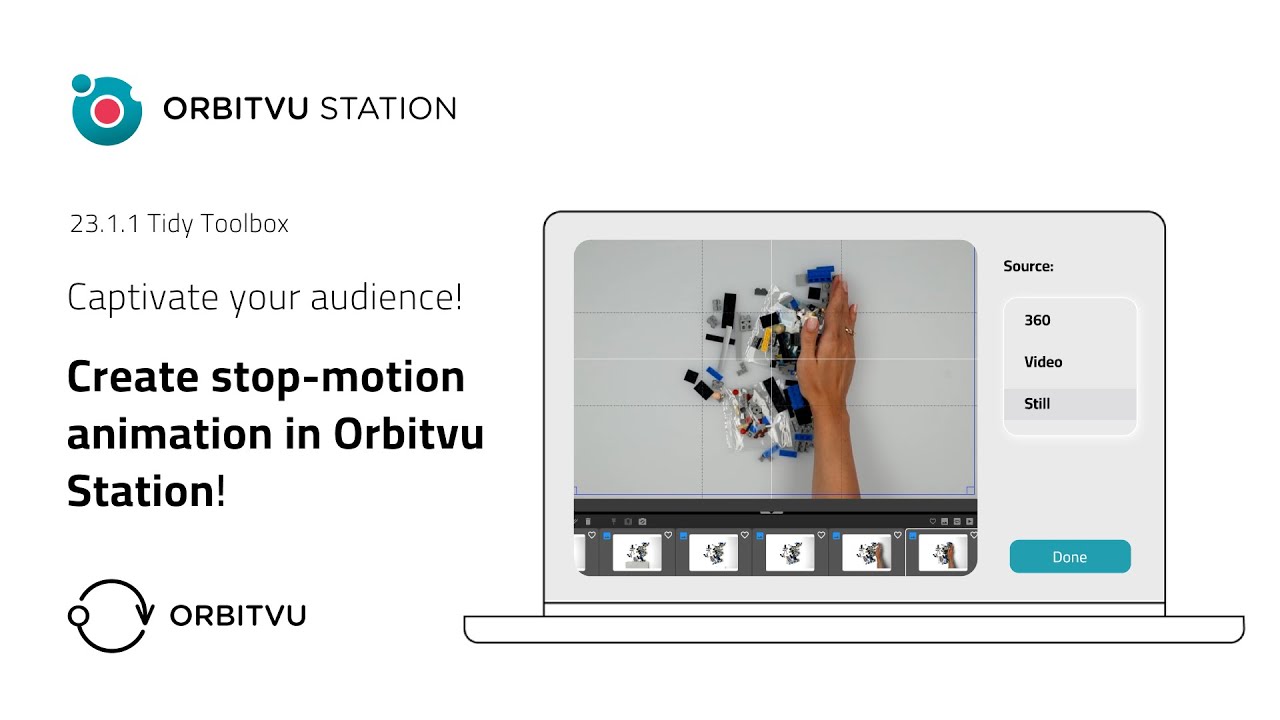 Create stop-motion animation in Orbitvu Station I Orbitvu - YouTube
