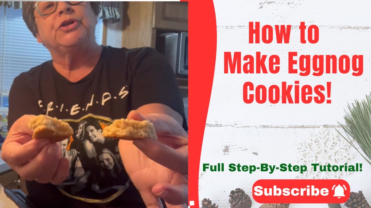 Delicious Eggnog Cookie Recipe! Christmas Baking Tutorial - YouTube