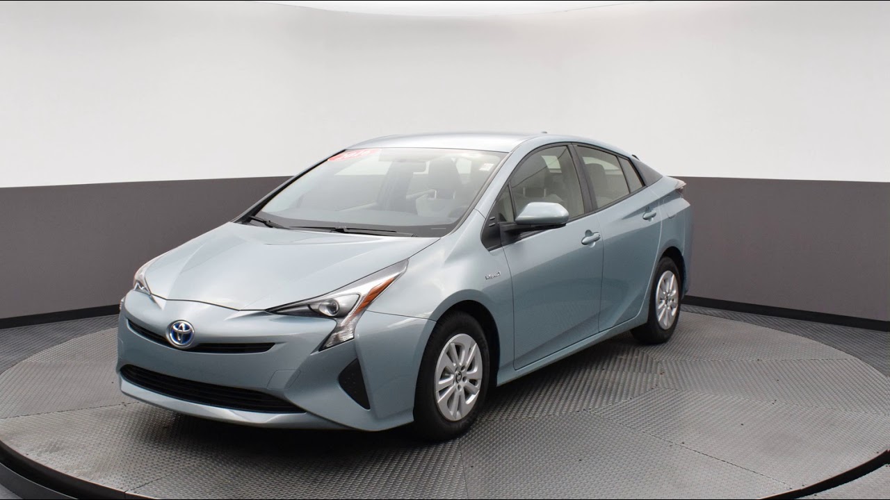 2016 Sea Glass Pearl Toyota Prius Hatchback #P11556 - YouTube