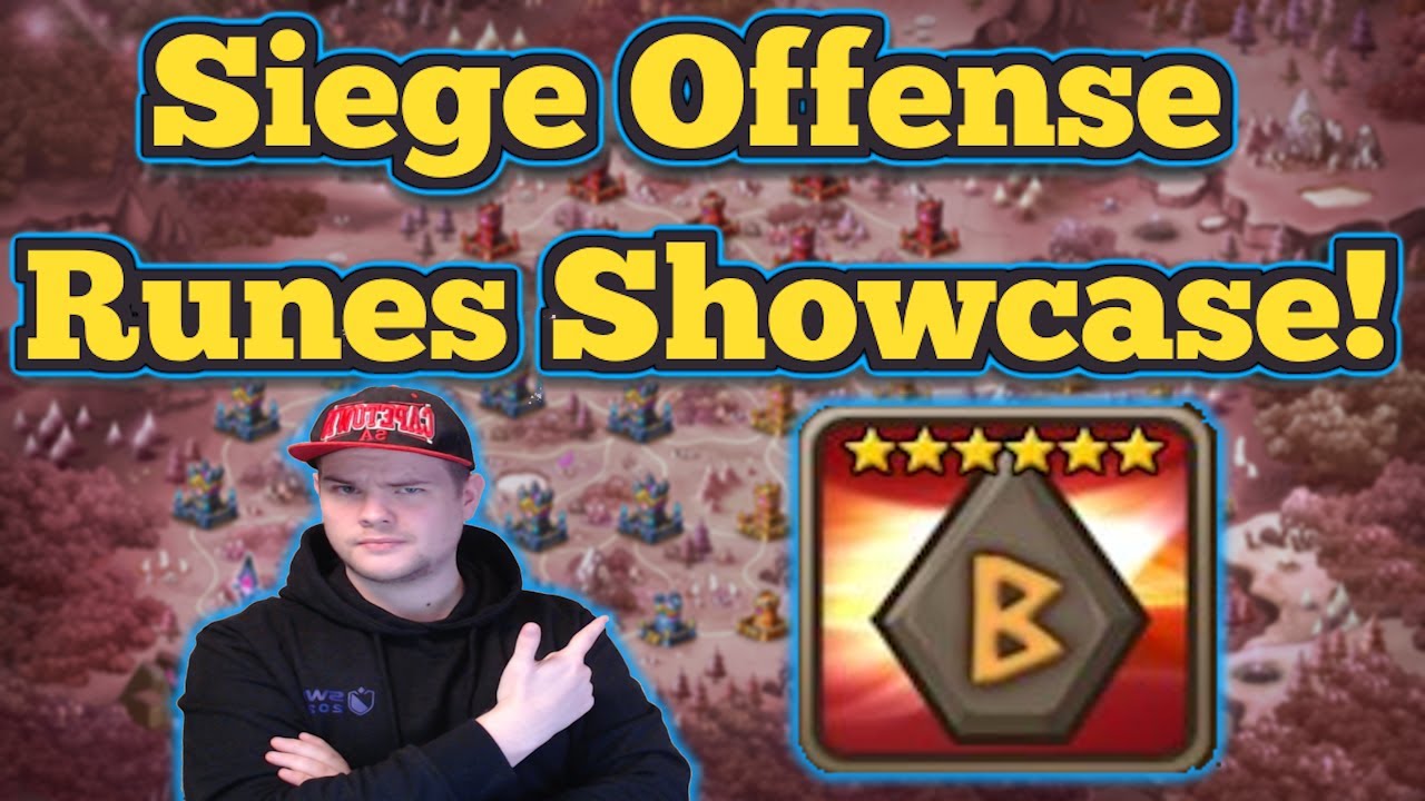 Siege Offense Runes Showcase! - Summoners War - YouTube