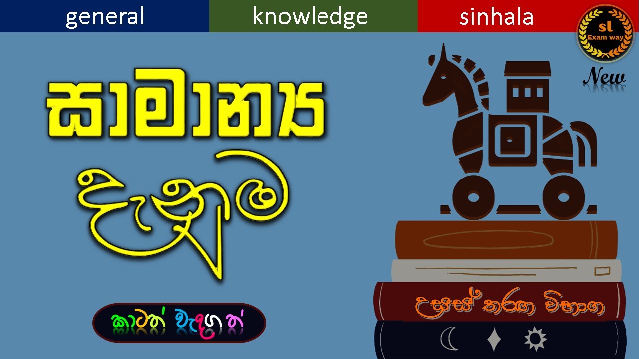 General Knowledge Questions and Answers |🧠 samanya danima sinhala new 📚 | 2024 - YouTube