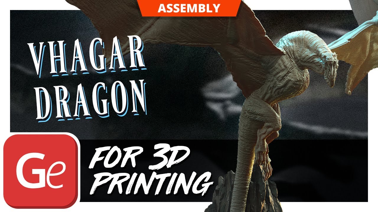 Vhagar Dragon 3D Printing Figurine | Assembly by Gambody - YouTube