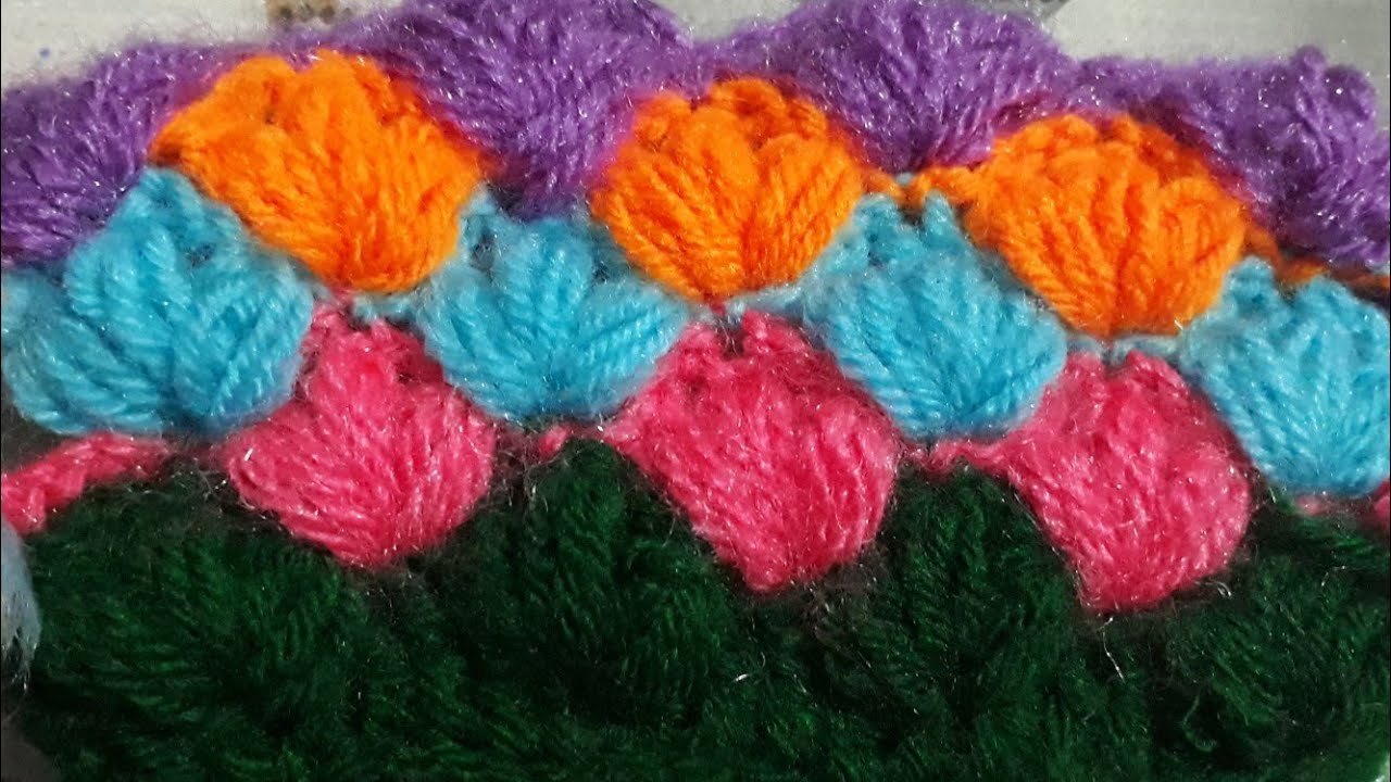 Beautiful sweater design with crosia. - YouTube