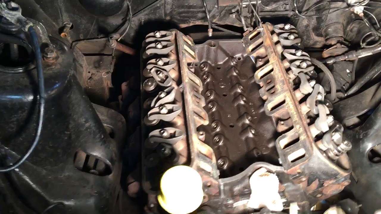 Cylinder heads are back on the 221 small block Ford. Thank you boys ...