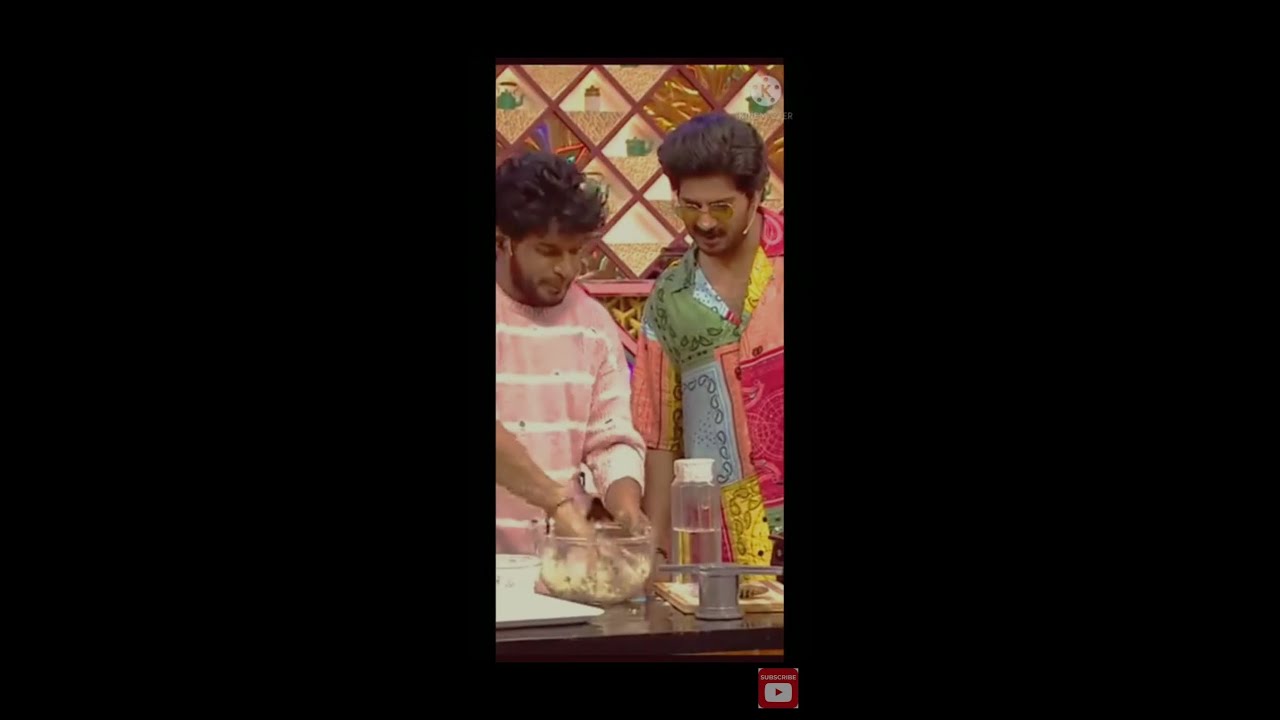 Rakshan and Dulquer Salman comedy in Cook with Comali seasonlTaara l ...