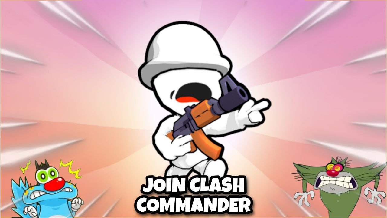 Oggy Become Army Commander in Join Clash commander Tiny Army Game | With Jack | Oggy Game - YouTube