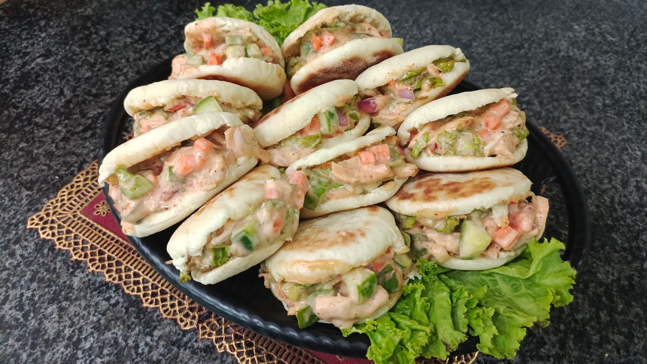 Mini Pita Bites Recipe | Eid Special Mini Pita Bites with homemade pita ...