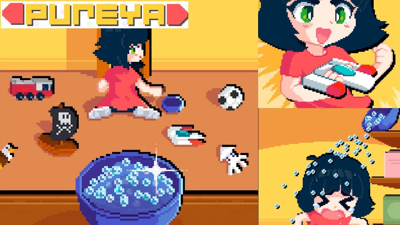 186 ゲーム実況】 「pureya」 ～10秒サイクルでクリアするミニゲームの数々！収集要素や飽きさせない工夫が満載のスティックだけでプレイ ...