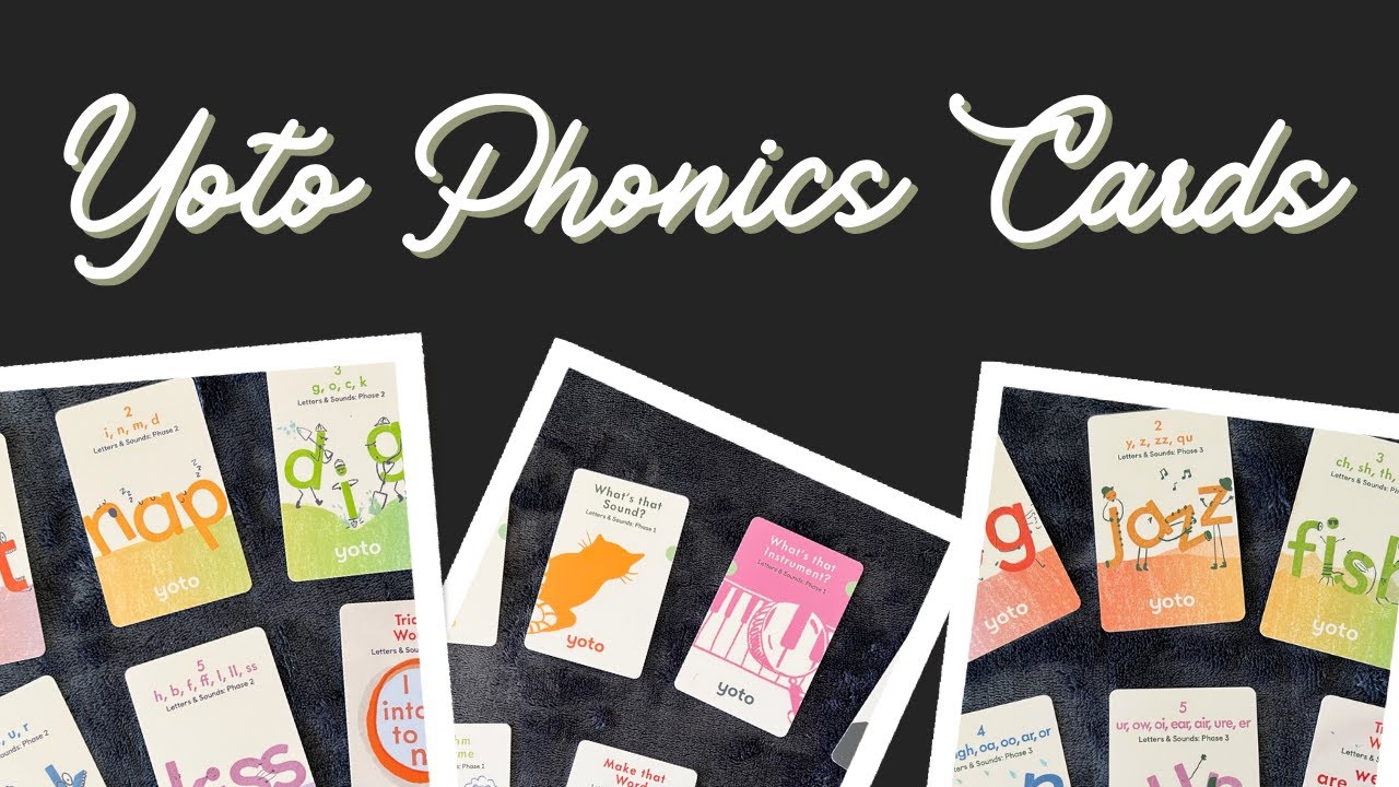 Yoto Phonics Cards #yoto #yotoplayer #yotophonics - YouTube