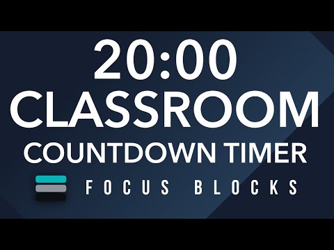 20 Minute Classroom Timer, Countdown + Alarm | Royal - YouTube