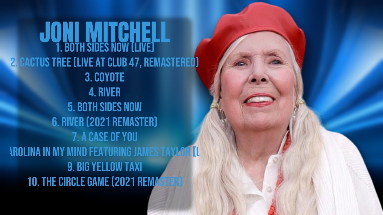 Joni Mitchell-Top-rated tracks of 2024-Premier Hits Collection-Stylish ...
