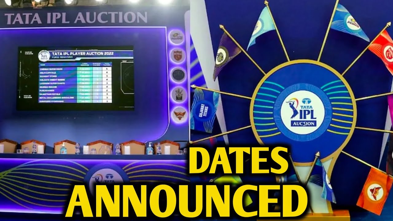 IPL 2025 Mega Auction Dates Out Now - YouTube