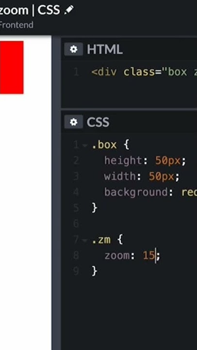 CSS Zoom Property #shorts #zoom #css #css_tips #html #htmltutorial #programmer #javascript - YouTube