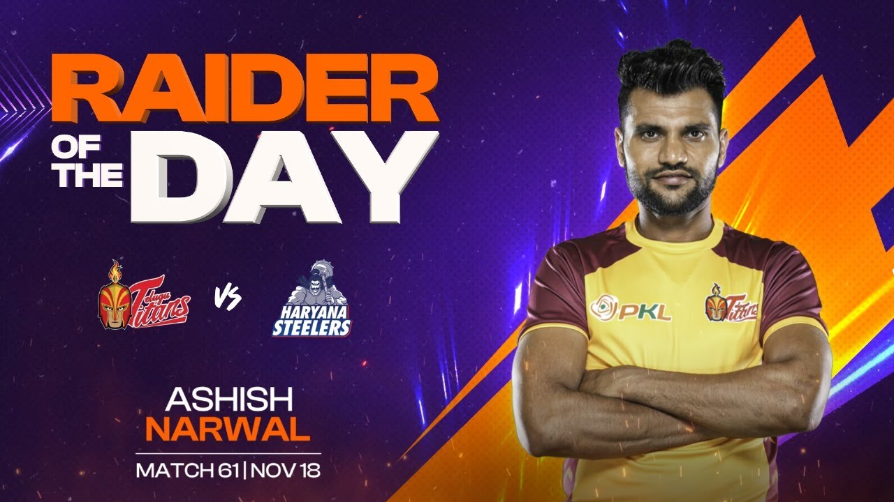 Ashish Narwal (Telugu Titans) | Raider of the Day: November 18 | PKL ...
