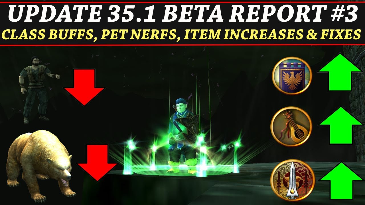 LOTRO: U35.1 Beta Report #3 | Class Buffs, Item Fixes, Ember Gear ...