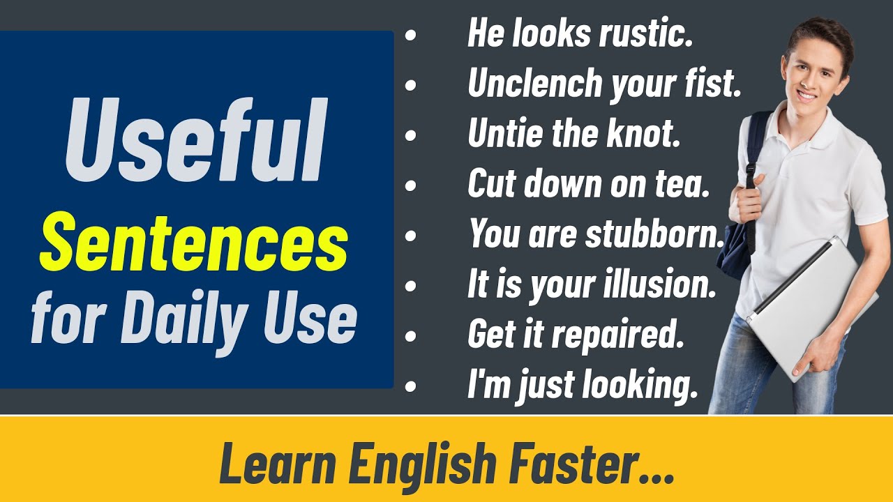 Daily Use English Sentences || Spoken English sentences || Useful ...