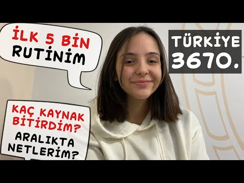 DERECE ÖĞRENCİLERİ | İlk 5 Bine Nasıl Girilir?