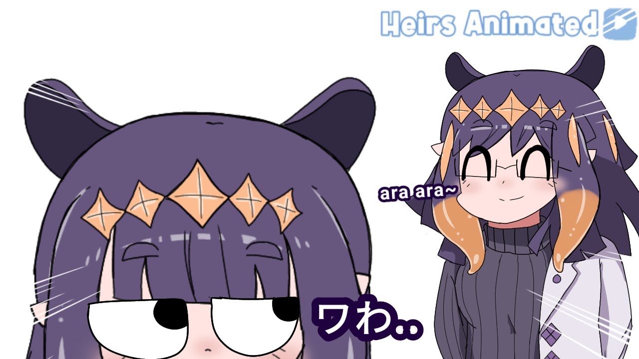 Ane'nis knows about Ina's SECRET life 【Animated Hololive Clip/JP Eng ...