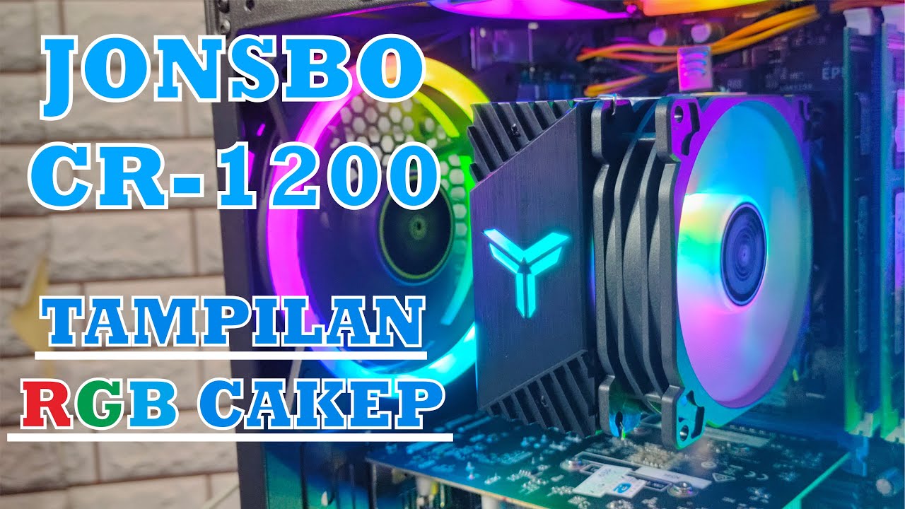 Review JONSBO CR-1200 CPU Cooler RGB Keren Murah - YouTube