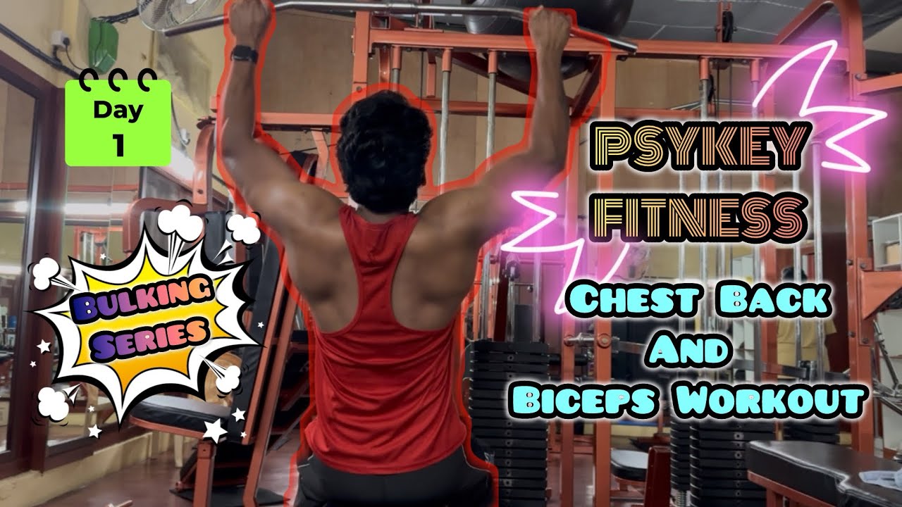 Old school Super set triple muscle workout Chest Back & Biceps # ...