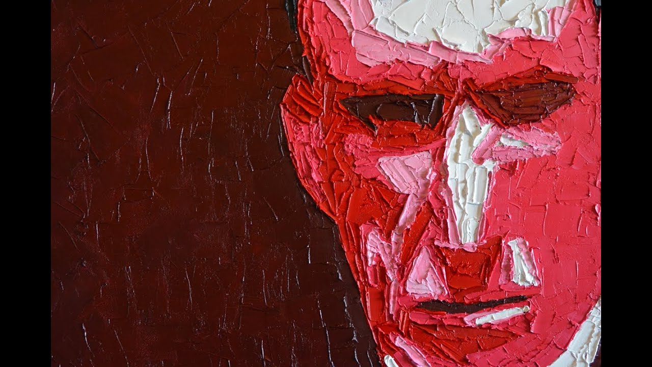 WEIRD ABSTRACT DEVILMAN - Time Lapse Oil Painting - - YouTube
