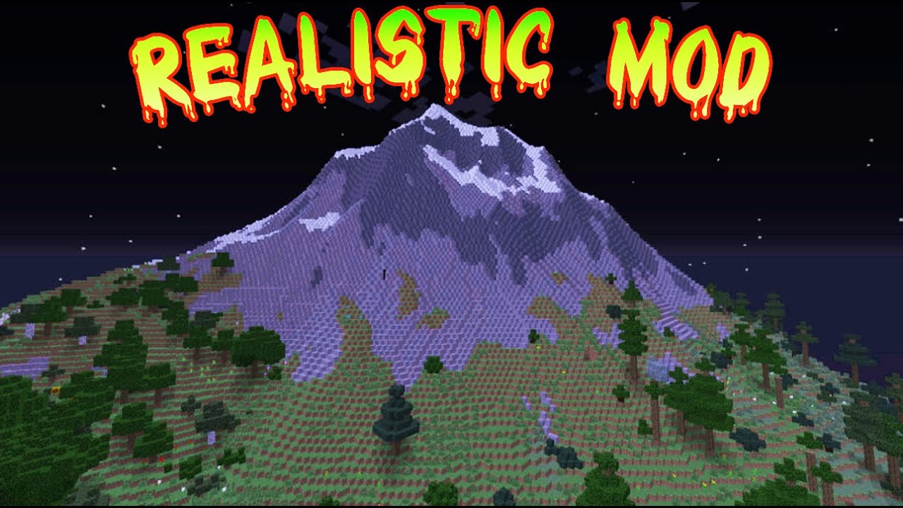MINECRAFT COMO NUNCA ANTES LO VISTE| REALISTIC MOD GENERATOR - YouTube
