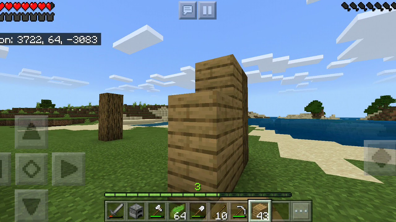 Minecraft CO-OP EP3 building a house - YouTube