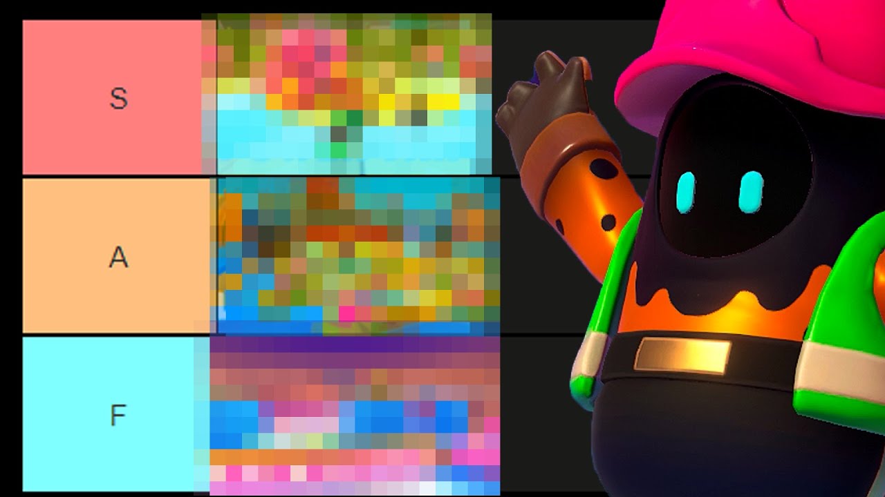 ALL 60 Fall Guys Maps TIER LIST (S1-S6) - YouTube