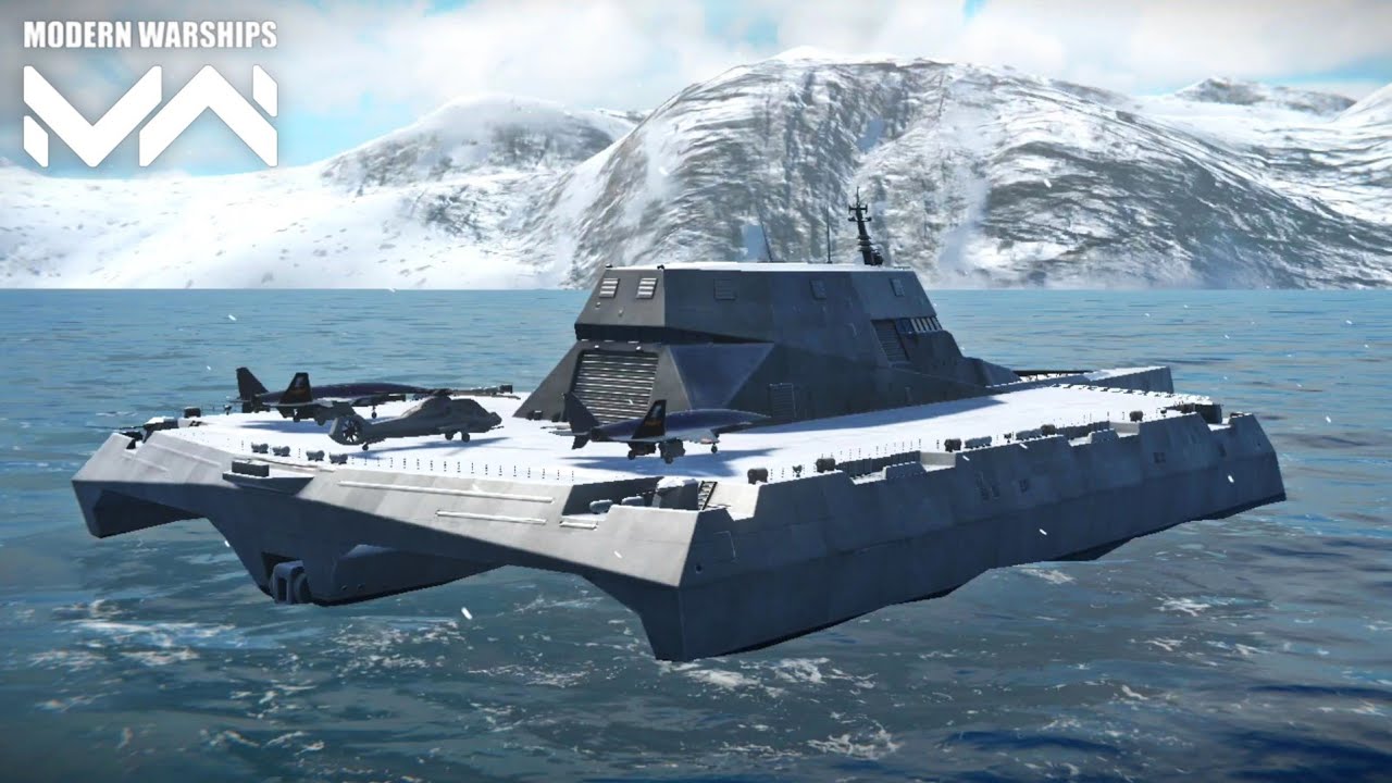 Modern Warships: FS OCEAN AVENGER first Online match. - YouTube