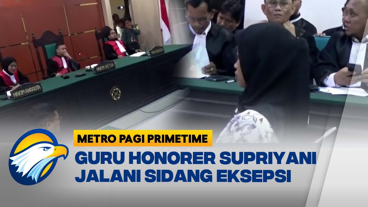 Guru Honorer Supriyani Jalani Sidang Eksepsi - [Metro Pagi Primetime ...